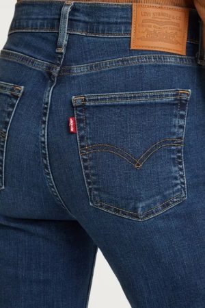 Levi's 724 High-Rise Slim Straight - Blue Wave Dark - Johannesens ...