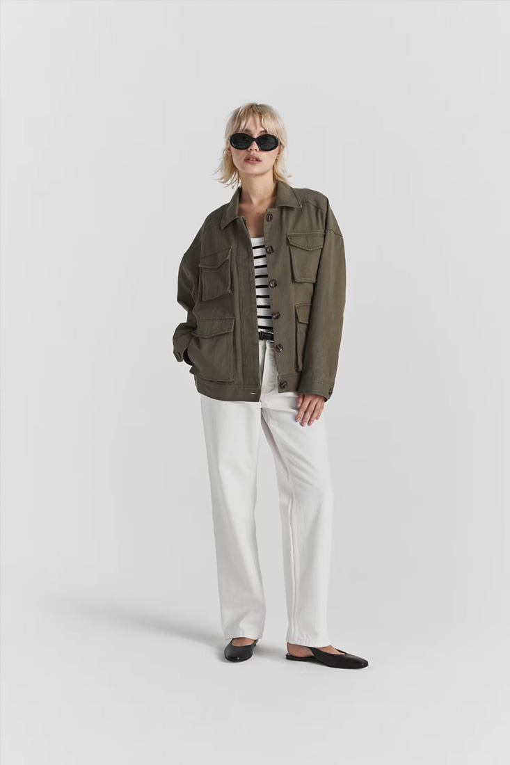Twist & Tango Zelda Jacket - Khaki - Johannesens Klädeshandel